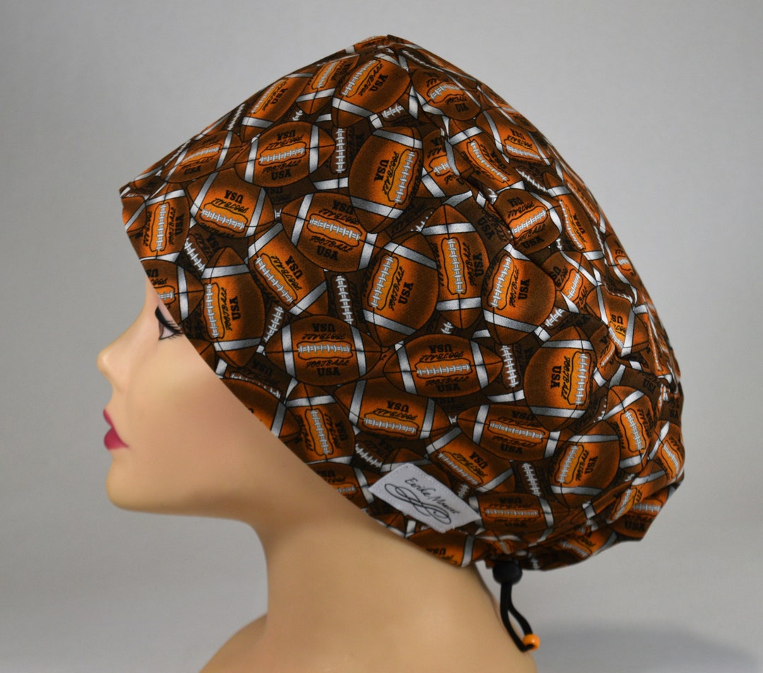 Euro Toggle Style Scrub Cap: Are You Ready for Some FOOTBALL?! - Etsy
