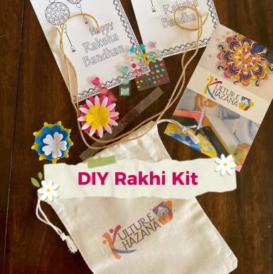 Make Your Own Rakhi Kit - Makes 2 Rakhis - Etsy