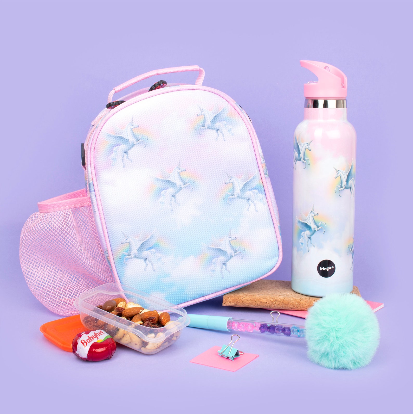 Fringoo Stainless Steel Water Bottle 600ml with Straw BPA | Etsy