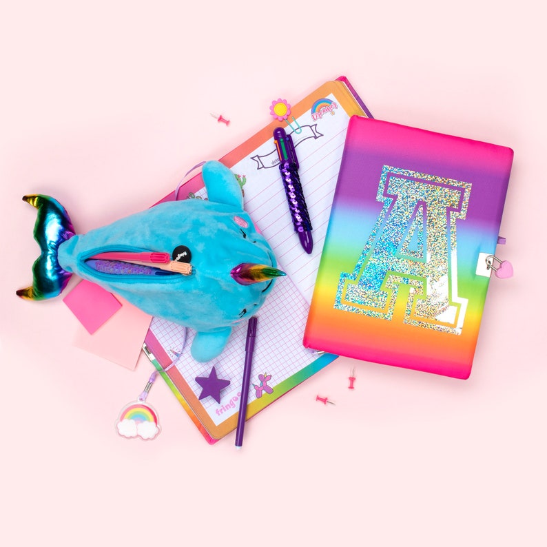 Personalised Secret Diary for Girls Rainbow Lockable Notebook - Etsy UK