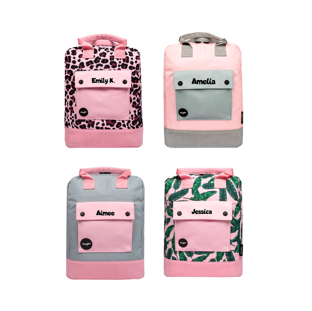 Fringoo Personalised Cute Girls Backpack School Rucksack for Teenagers ...