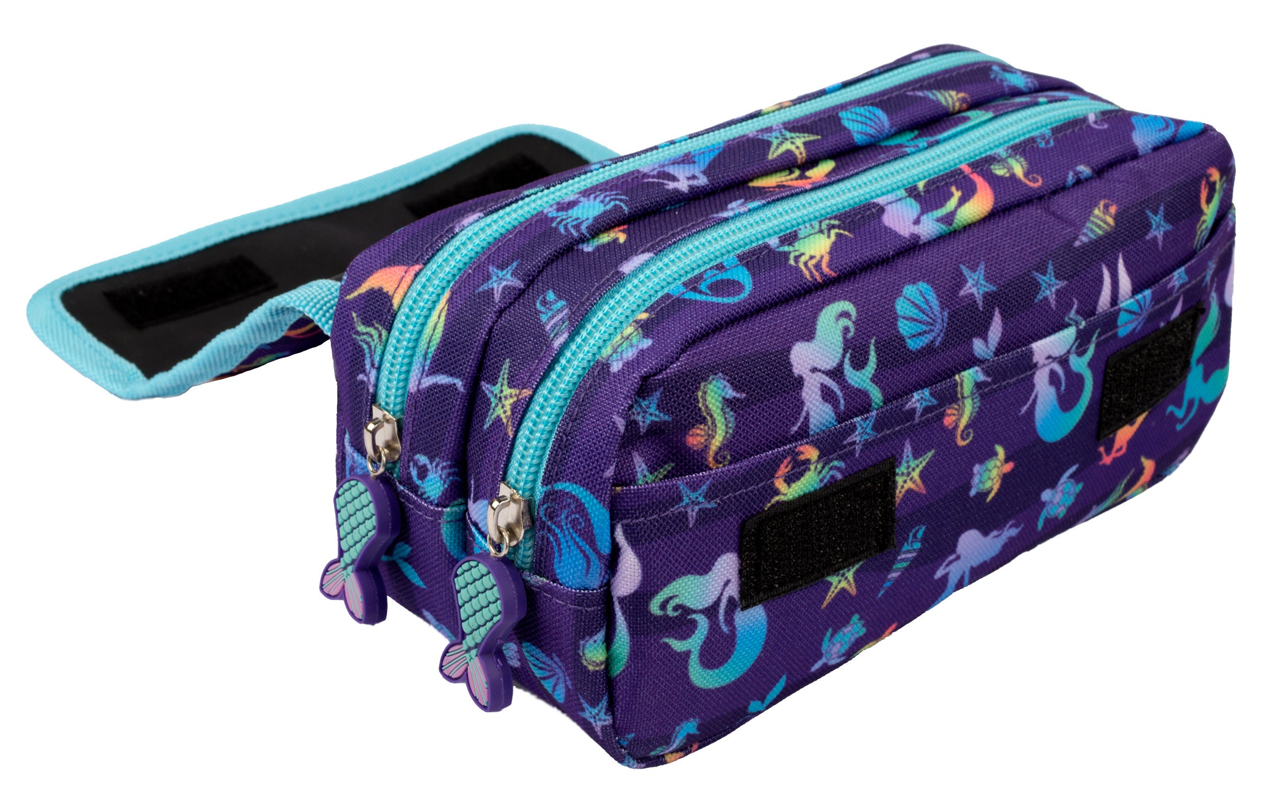 Personalised Kids Pencil Case 2 Compartment Large Stationery Pouch ...