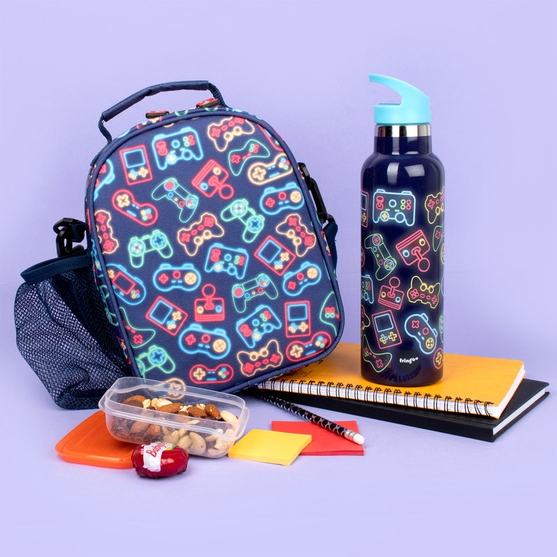 Fringoo Stainless Steel Water Bottle 600ml With Straw BPA - Etsy UK