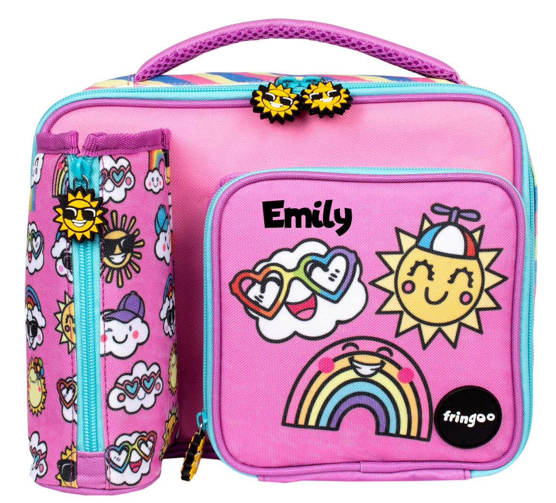 Fringoo Personalised Large Capacity Square Thermal Lunch Bag - Etsy UK