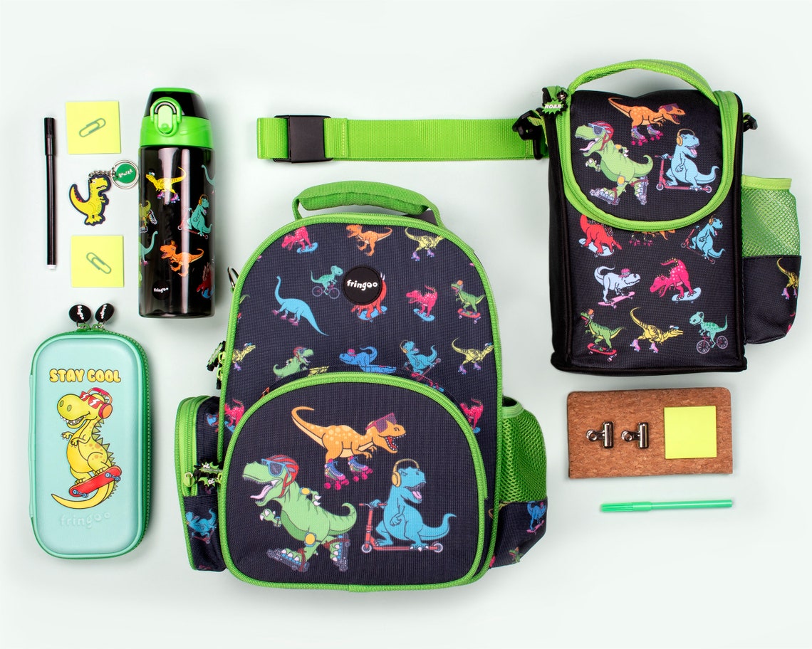 FRINGOO Kids Backpack Water Resistant School Bag for Boys Age 2-7 ...