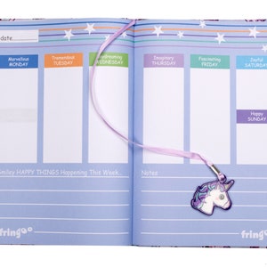 Personalised Weekly Planner for Kids and Teenagers Secret Diary for ...