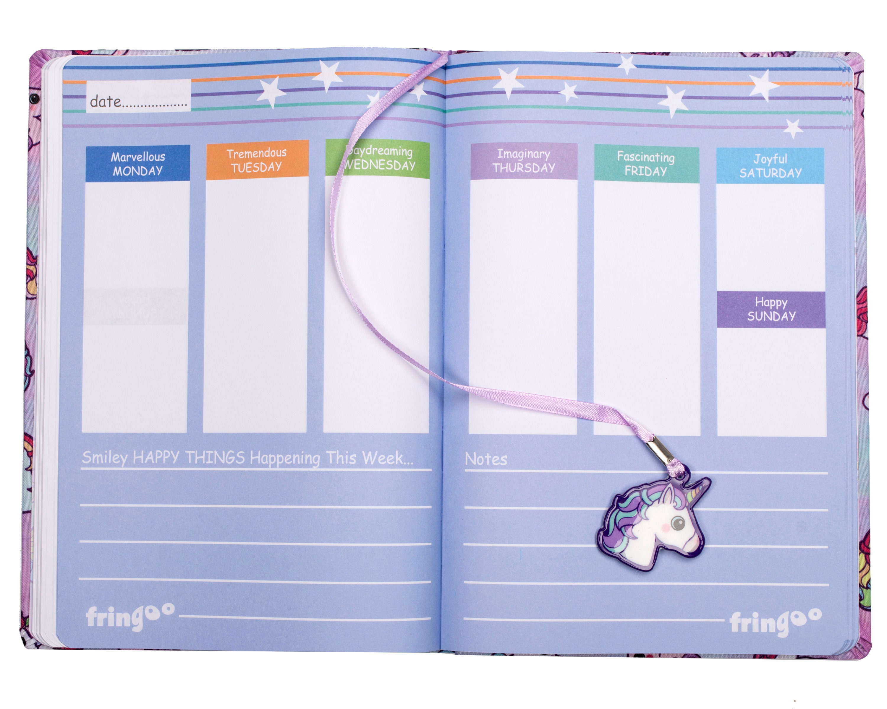 Personalised Weekly Planner for Kids and Teenagers Secret Diary for ...