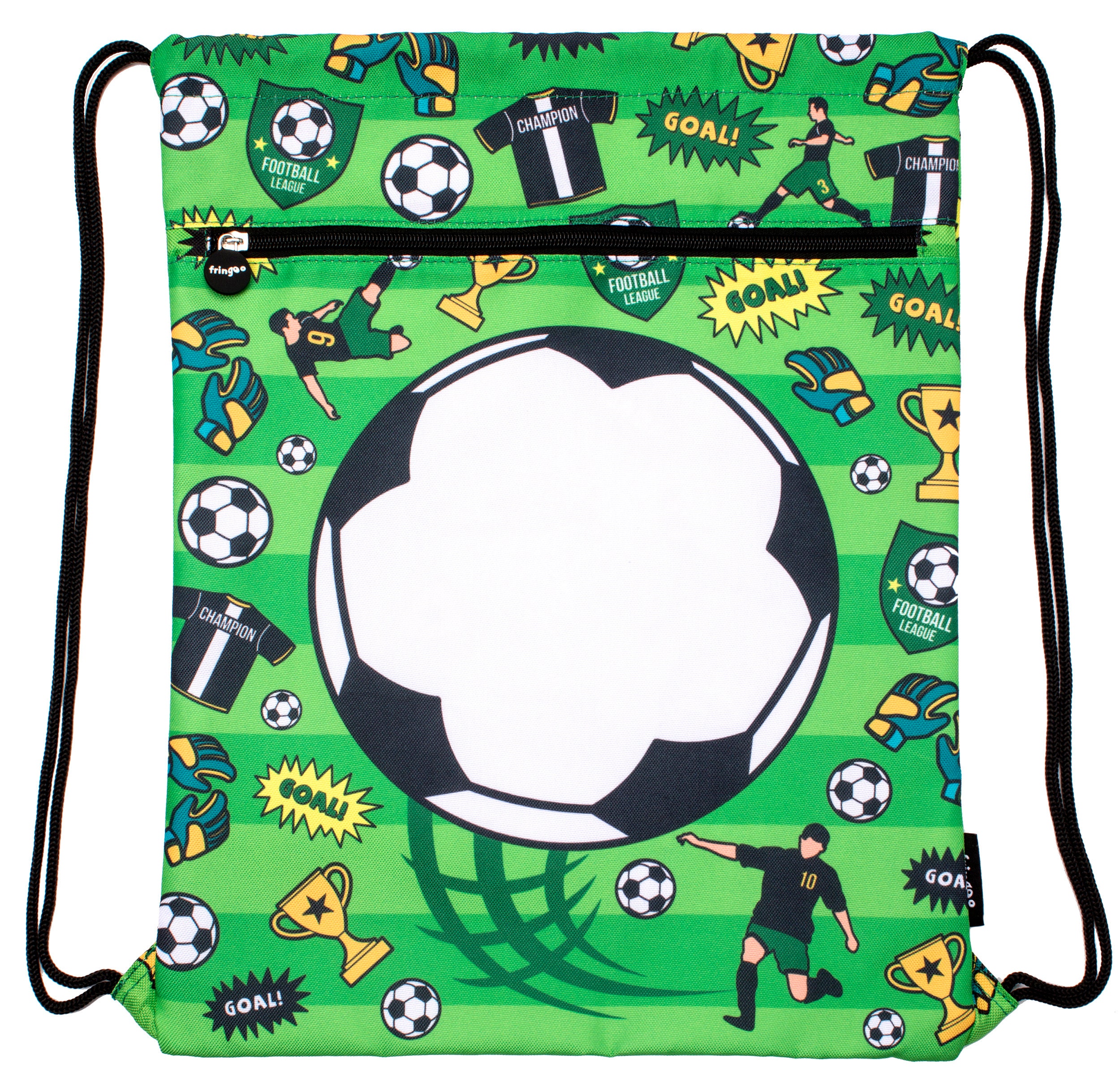 Personalised Kids Drawstring Bag With Zipped Pocket PE Bag - Etsy UK