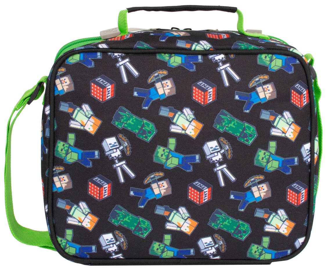 Minecraft Personalised Lunch Bag Official Minecraft - Etsy
