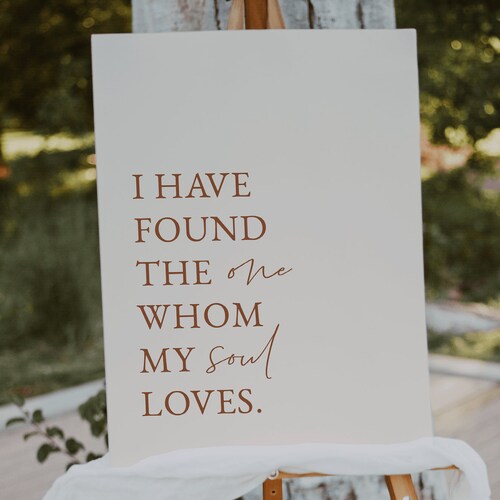 Rust Wedding Sign Template Bible Verse Wedding Sign I Have | Etsy