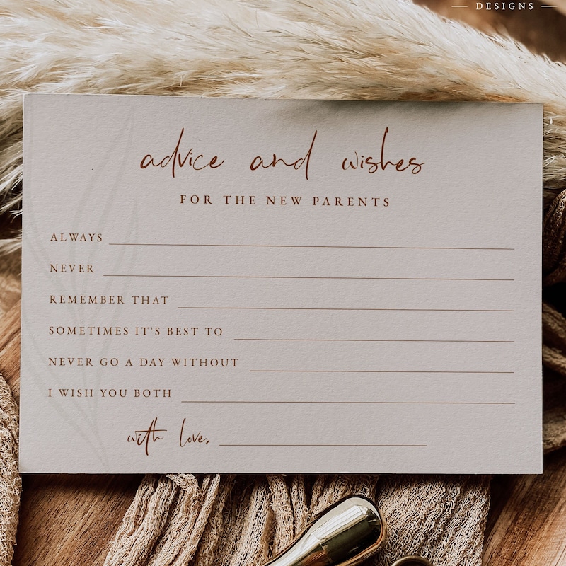 Baby Shower Advice - Etsy