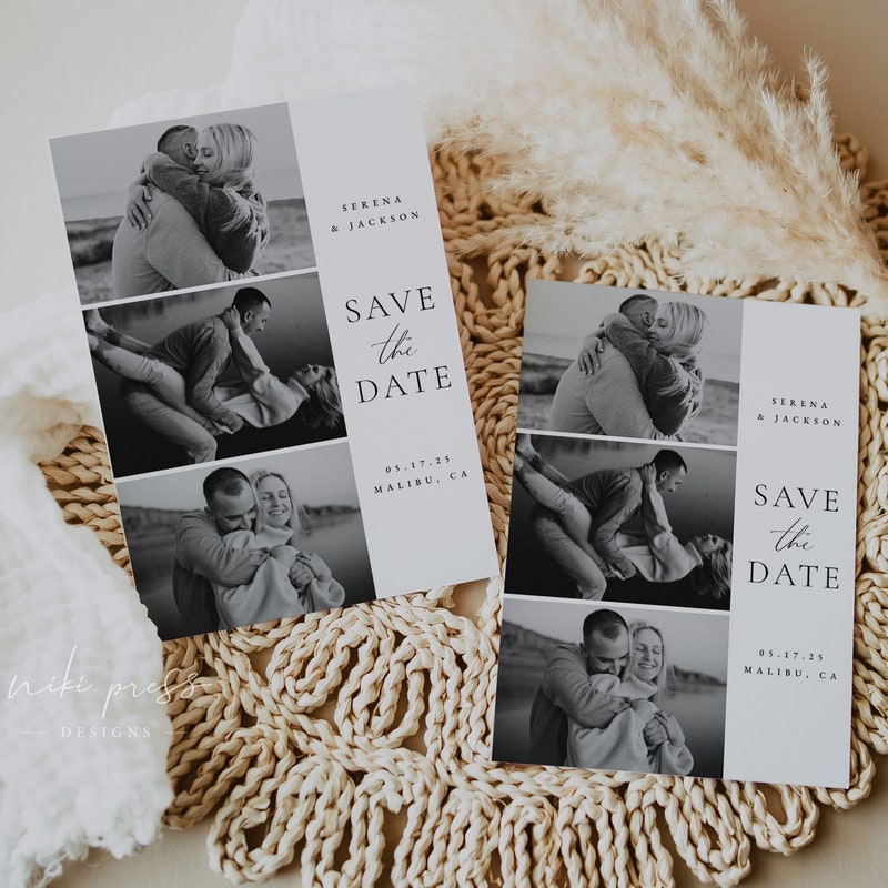 Save the Dates No Photo - Etsy