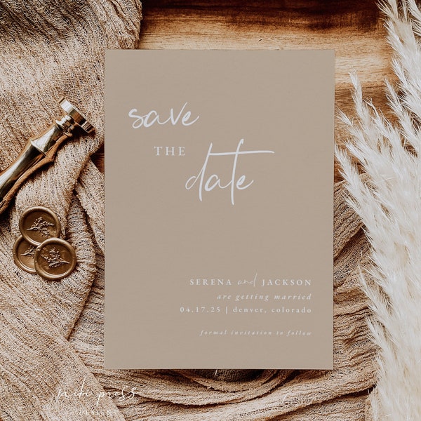 Simple Save the Date - Etsy