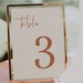 Desert Boho Table Numbers Template — Printable Terracotta Wedding Table ...