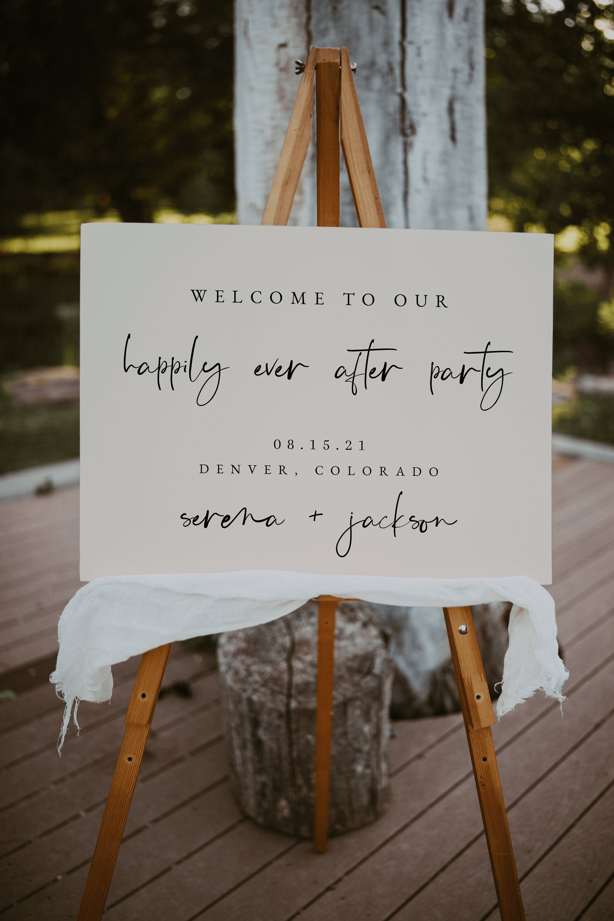 Happily Ever After Party Wedding Sign Template Wedding - Etsy UK