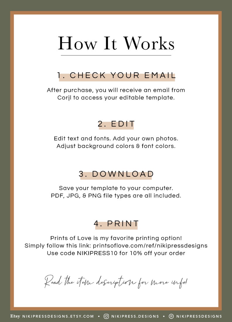 Modern Taupe Bar Menu Template Classic Wedding Drink Sign - Etsy