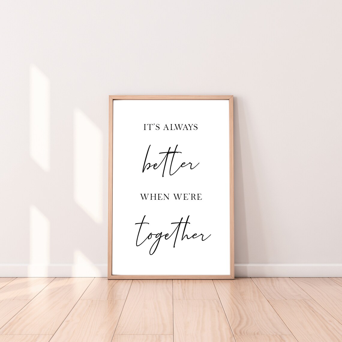 Better Together Song Lyrics Template Jack Johnson Lyrics | Etsy