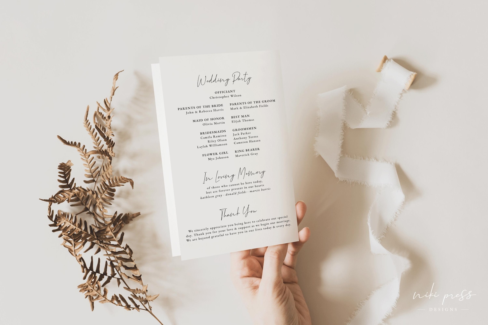 Catholic Wedding Program Template, Catholic Mass Wedding Program ...
