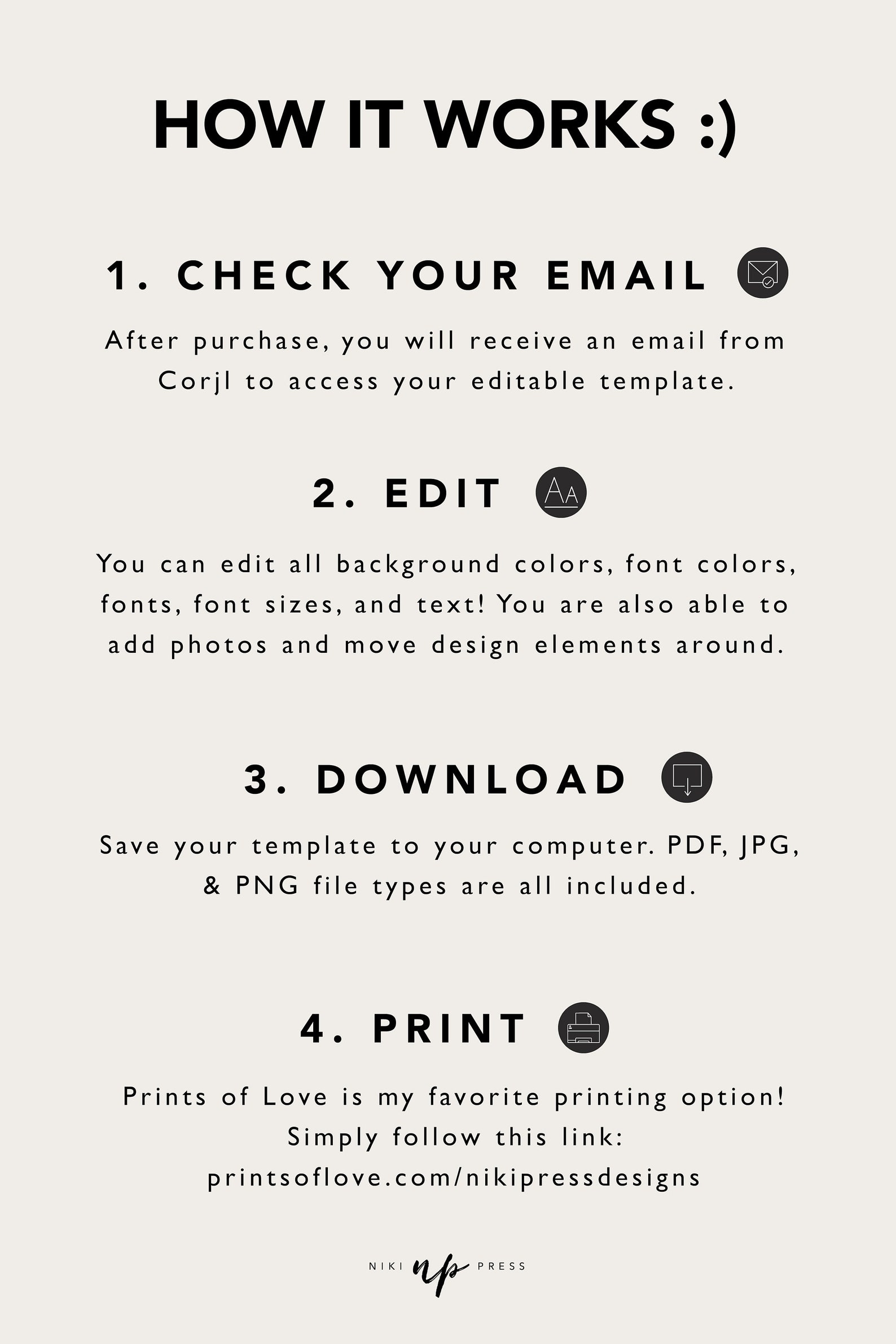 Printable Envelope Address Template Printable Envelope | Etsy