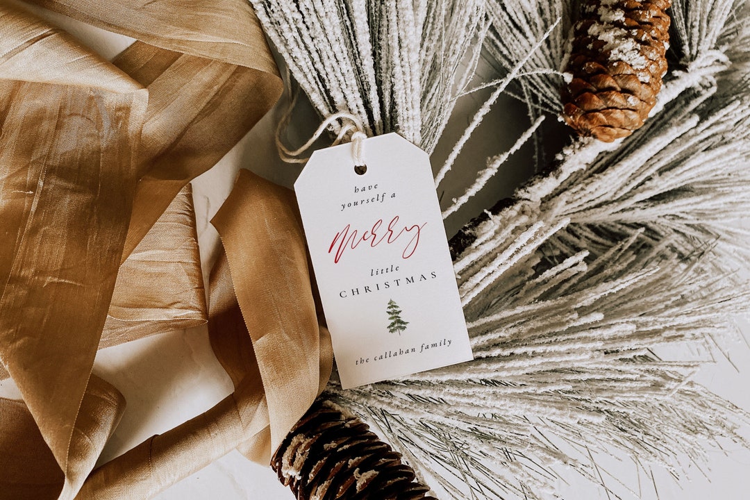 Printable Christmas Gift Tags Template | Holiday Gift Tags Printable ...