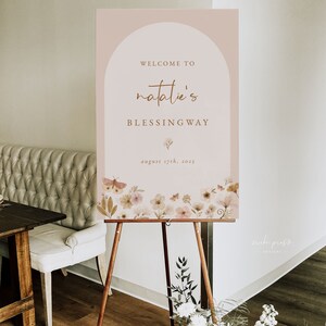 Blessingway Welcome Sign Template | Mother Blessing Sign | Arch ...