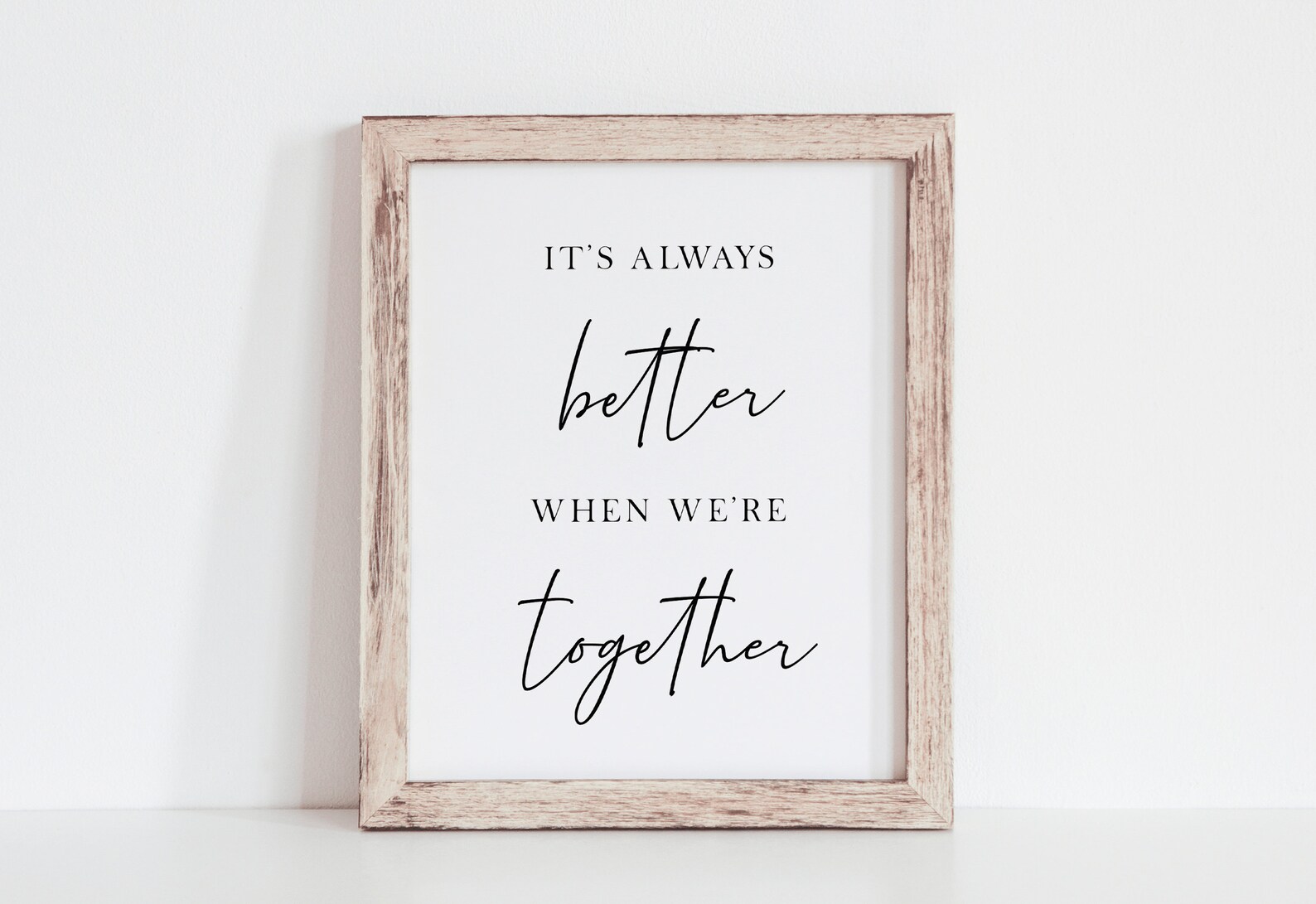 Better Together Song Lyrics Template Jack Johnson Lyrics | Etsy