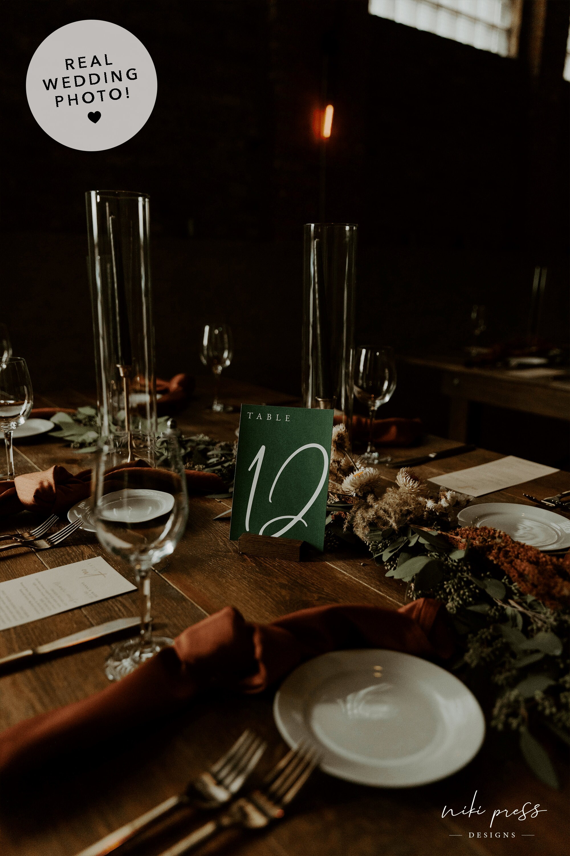 Black Table Numbers Template Wedding Table Numbers - Etsy