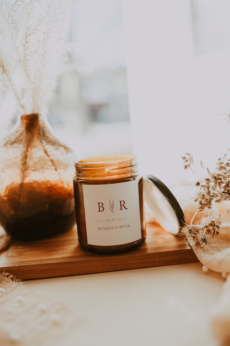 Modern Boho Wedding Monogram Template Wedding Logo | Etsy