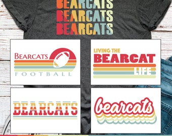 Bearcats Svg Bearcat Nation School Spirit Shirts Svg School - Etsy