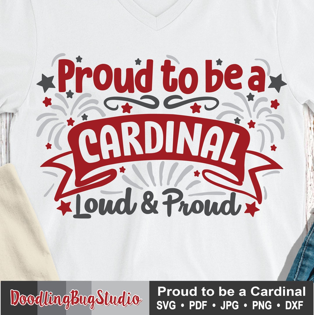 Cardinals SVG, Cardinals PNG JPG, Proud Cardinal Svg, Cardinals Pride ...