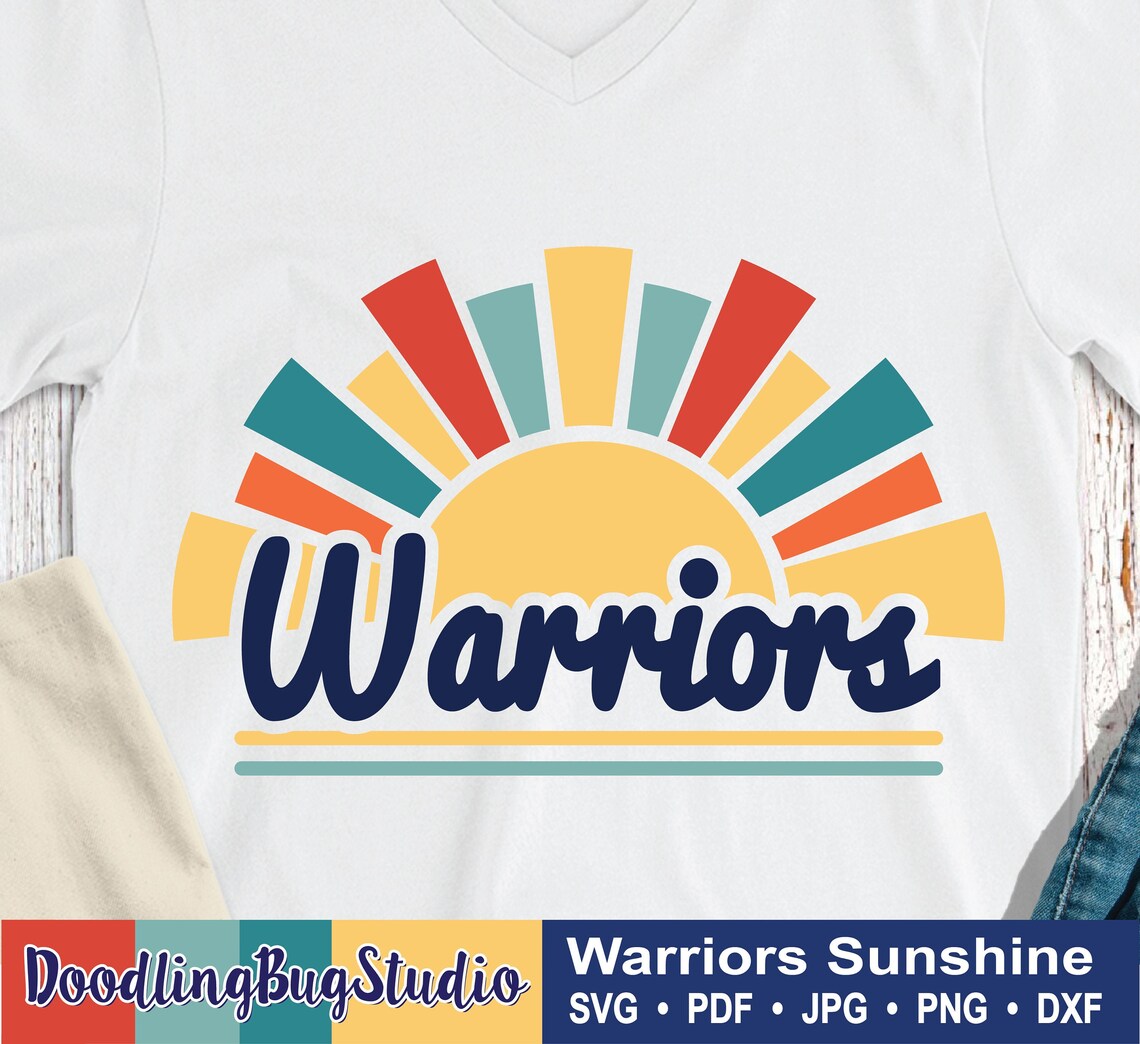 Warriors SVG Warriors PNG JPG Warriors Rainbow Svg Warriors - Etsy