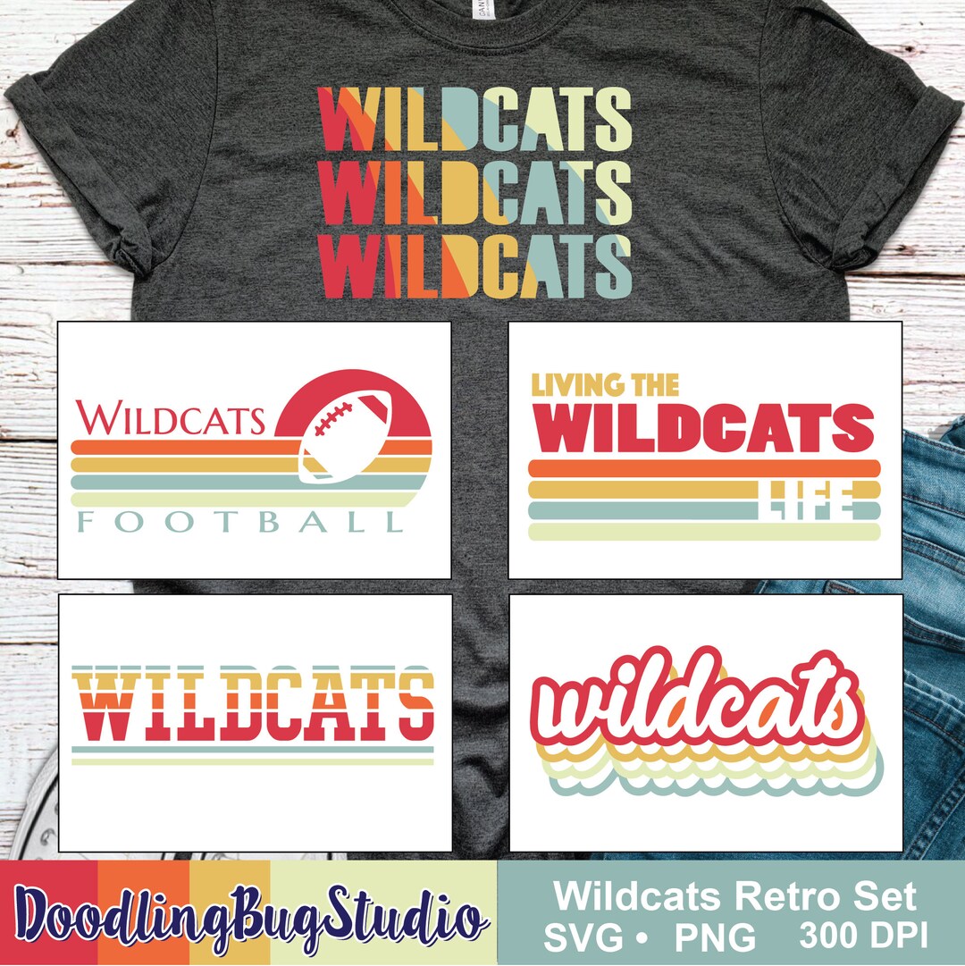 Wildcats Bundle Svg, Wildcats PNG Clipart, Wildcats Svg, Gift for ...