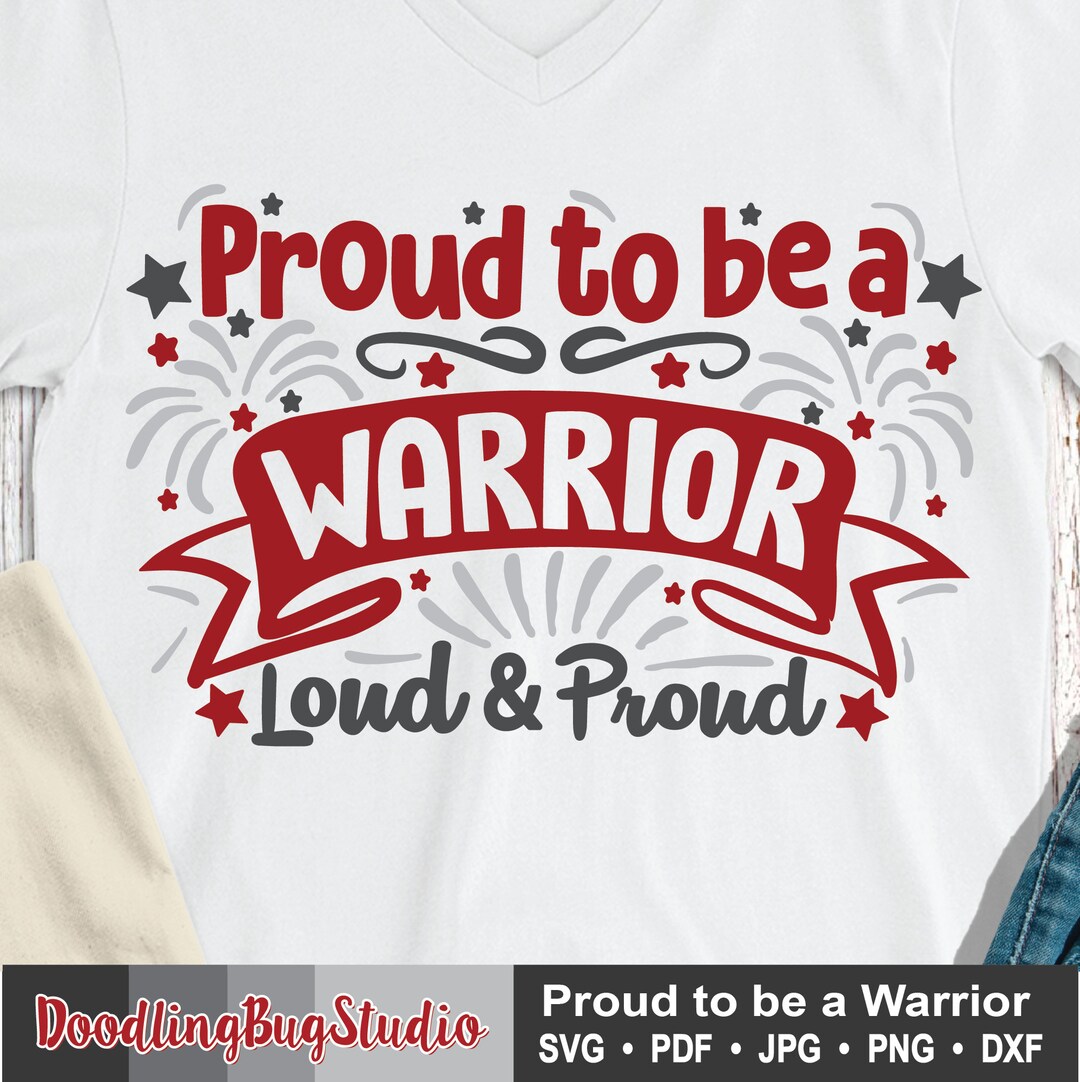 Warriors SVG, Warriors PNG, Proud Warrior Svg, Warriors Pride Svg ...