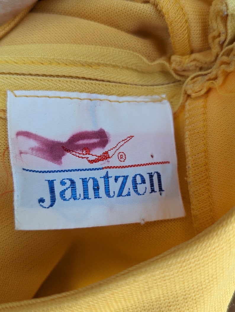 60s Jantzen Creamy Yellow Shift Dress - Etsy