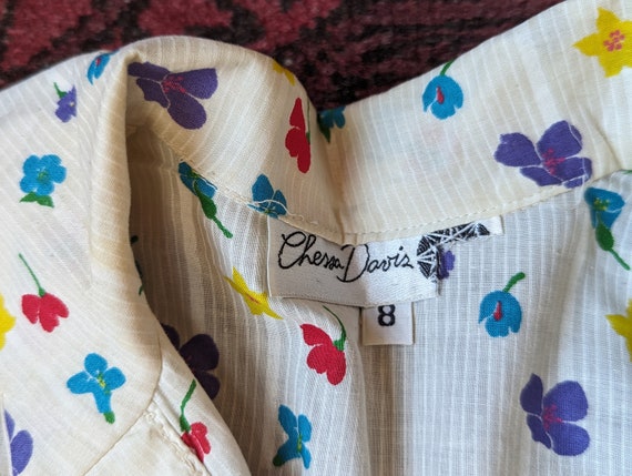 Vintage Chessa Davis Skirt and Blouse Set - Gem