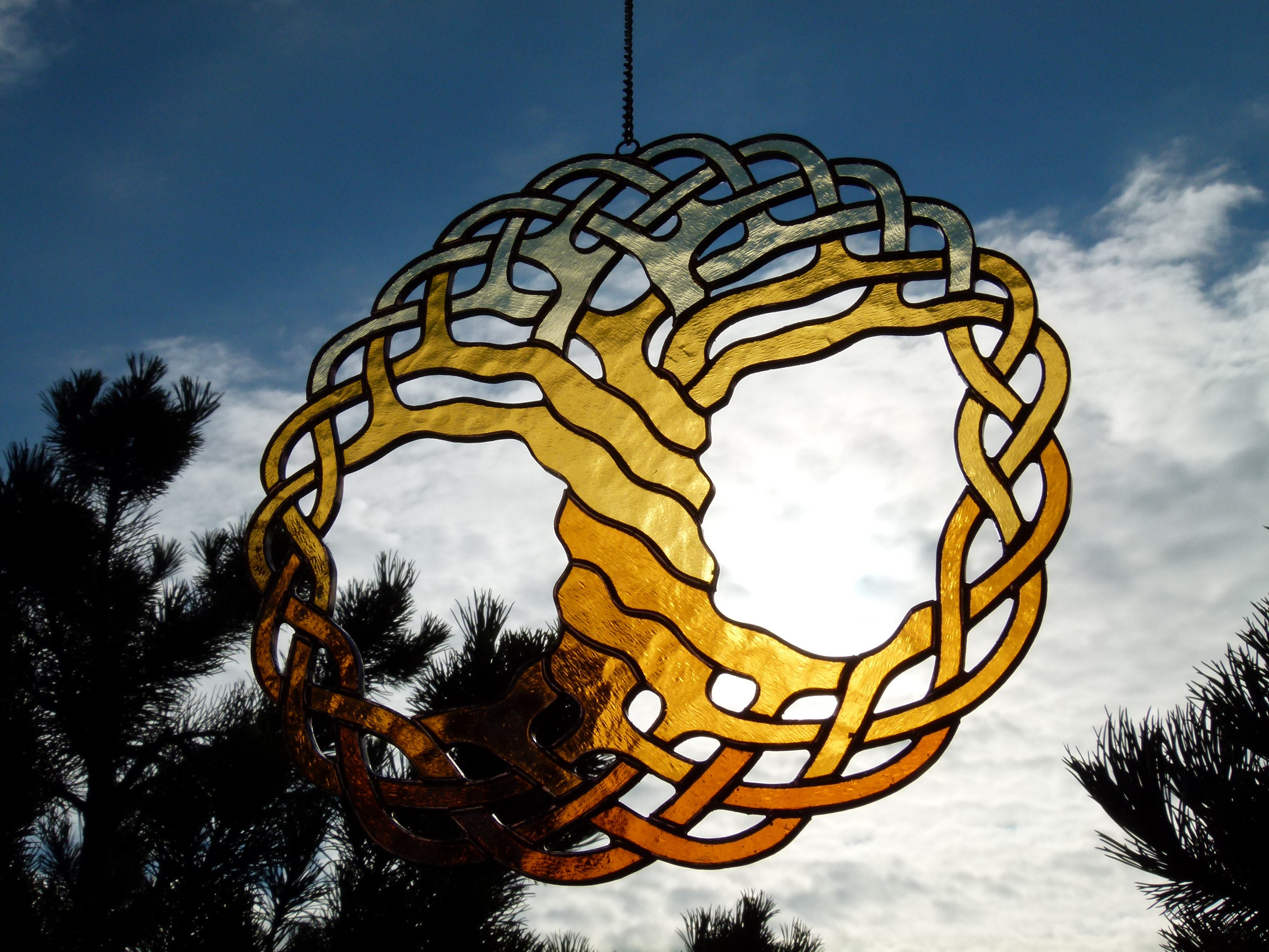 Tree of Life Tiffany Stained Glass Suncatcher Stained Glass - Etsy