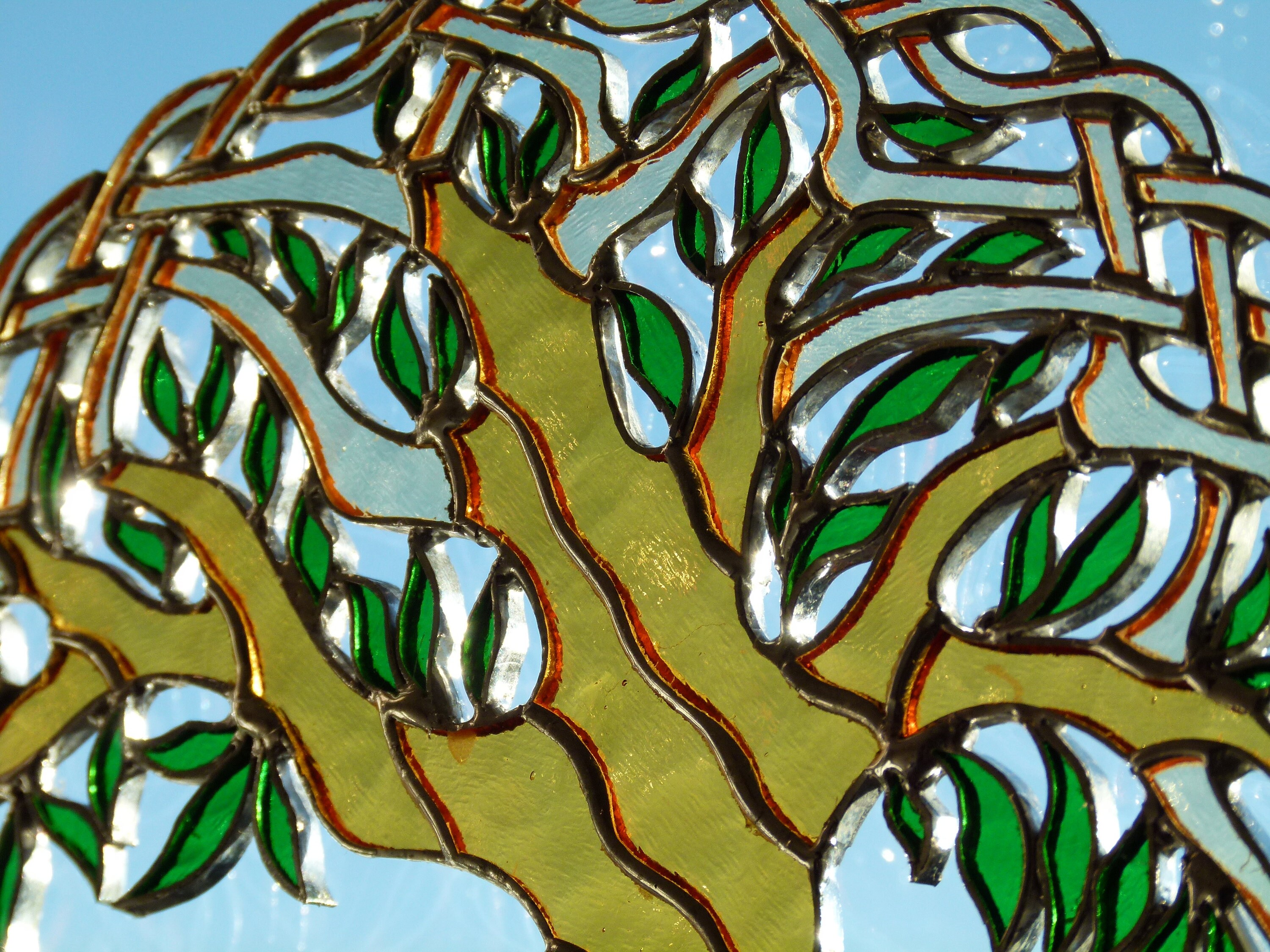 Tree of Life Tiffany Stained Glass Suncatcher Stained Glass | Etsy