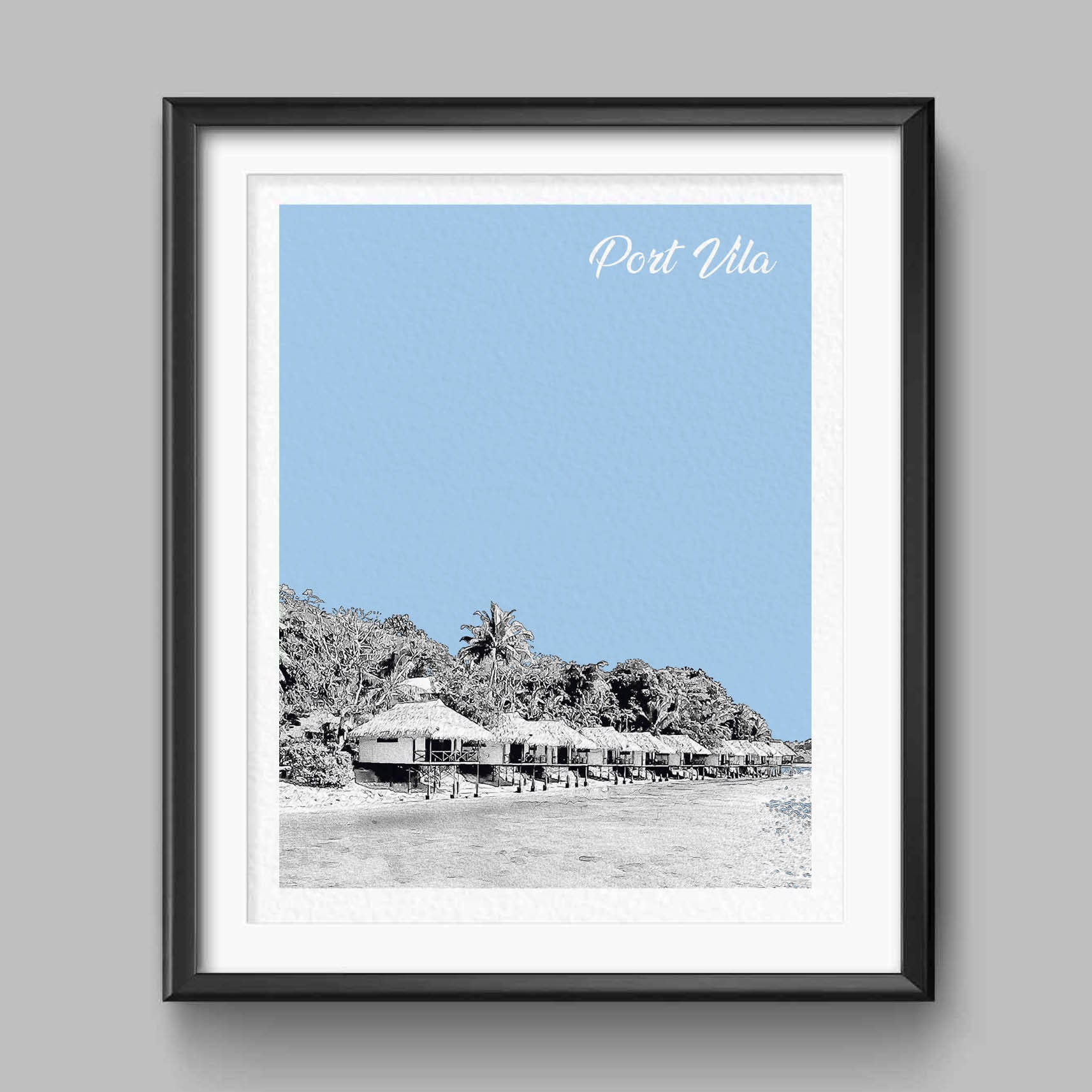 Vanuatu Travel Poster Port Vila Travel Poster Port Vila | Etsy