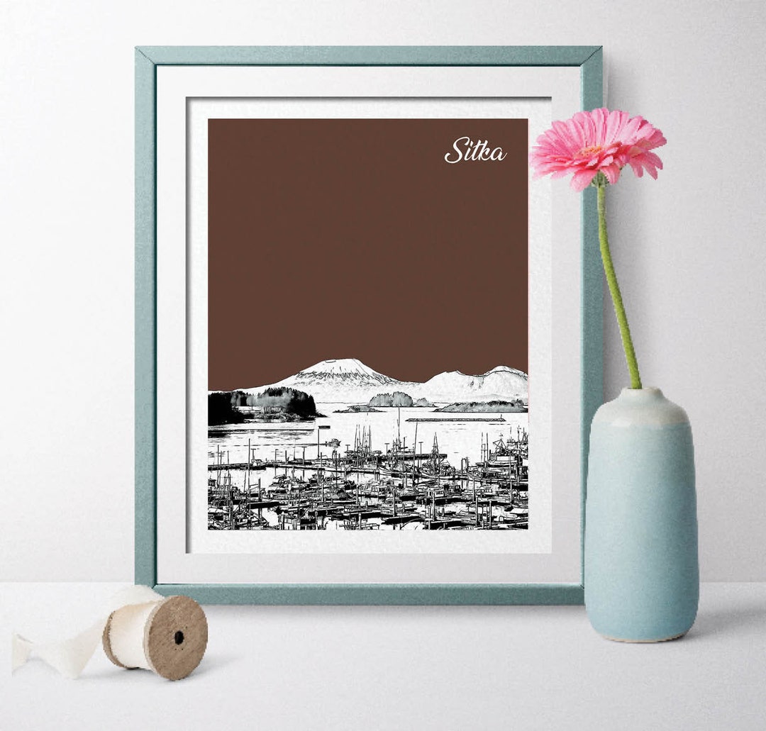 Sitka City Alaska Alaska Sitka Alaska City Alaska Scenery - Etsy