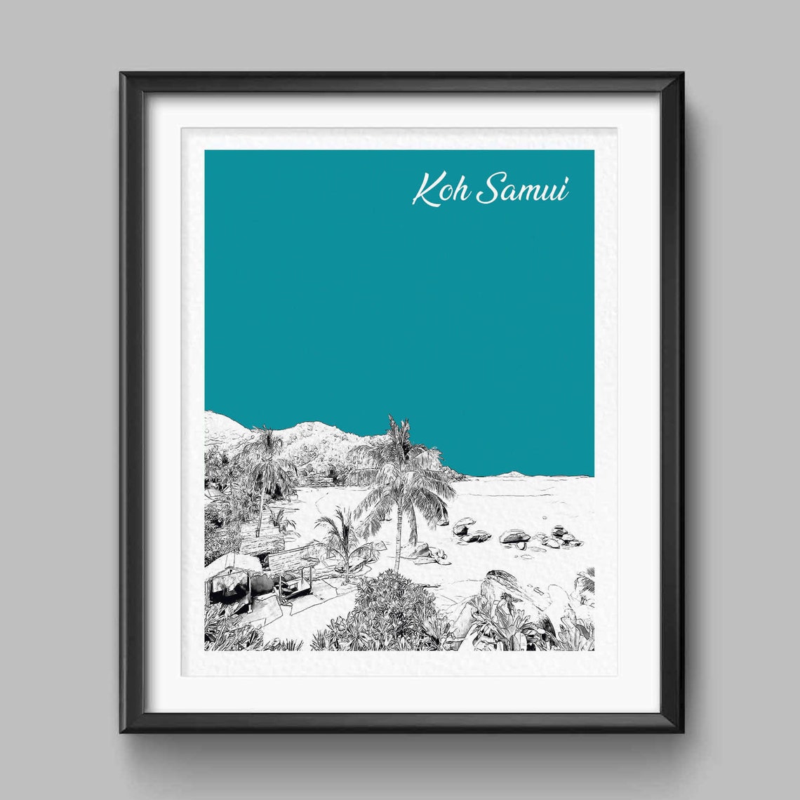 Koh Samui Gift Koh Samui Prints Koh Samui Art Koh Samui - Etsy India