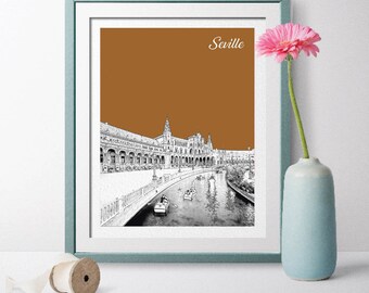 Sevilla 1919 Seville Holy Week Fair Spanish Woman With Guitar - Etsy