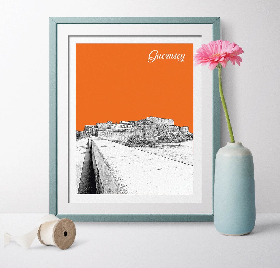 Guernsey Travel Poster Guernsey Travel Poster Guernsey - Etsy