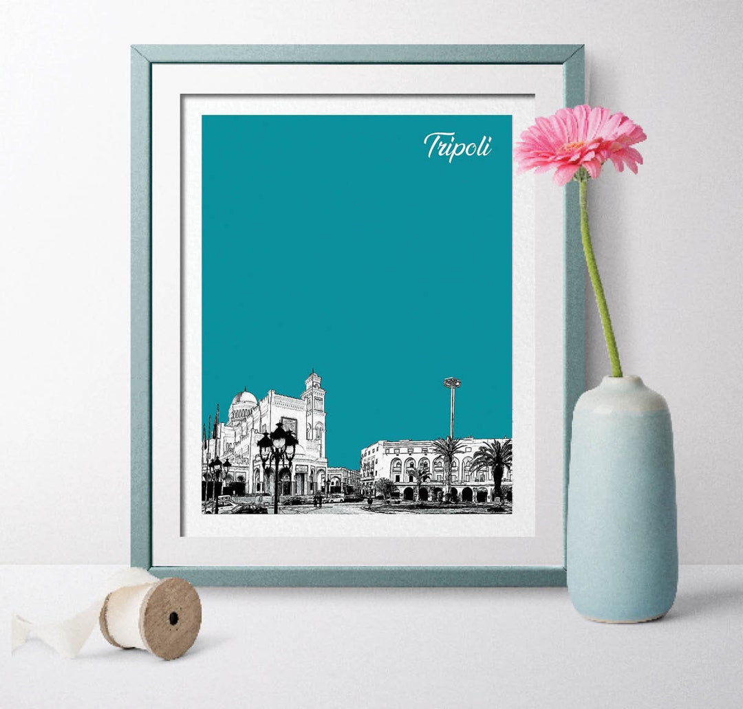 Libya Travel Poster Tripoli Travel Poster Tripoli Art - Etsy