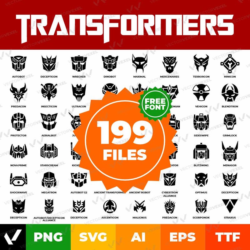 Transformer Template - Etsy