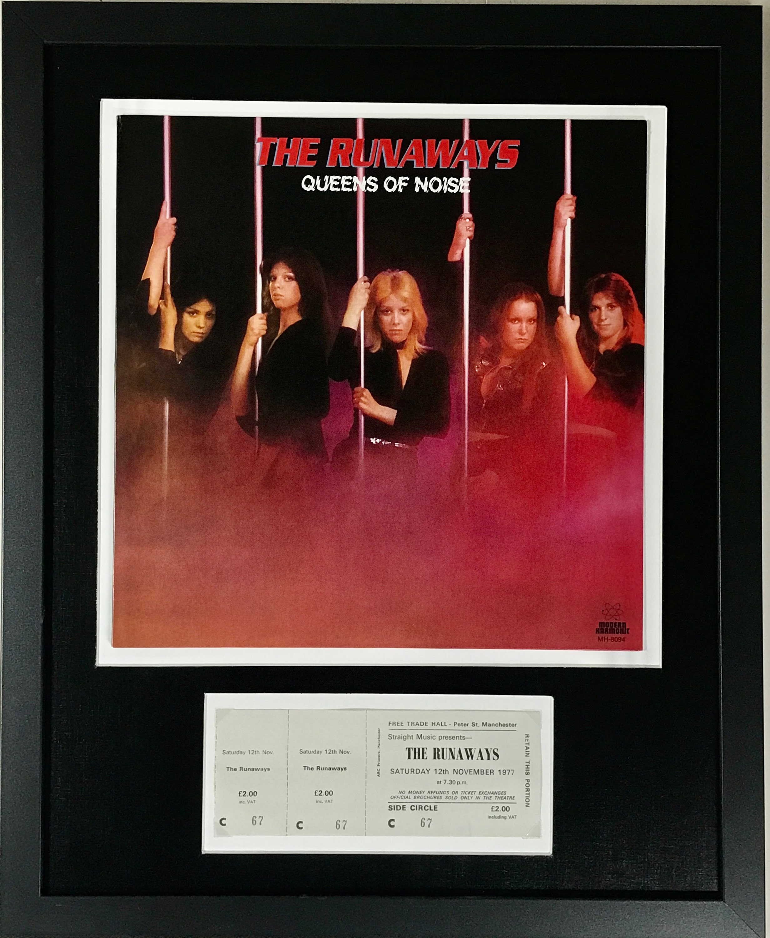 Runaways Genuine 1977 Ticket Collage - Etsy
