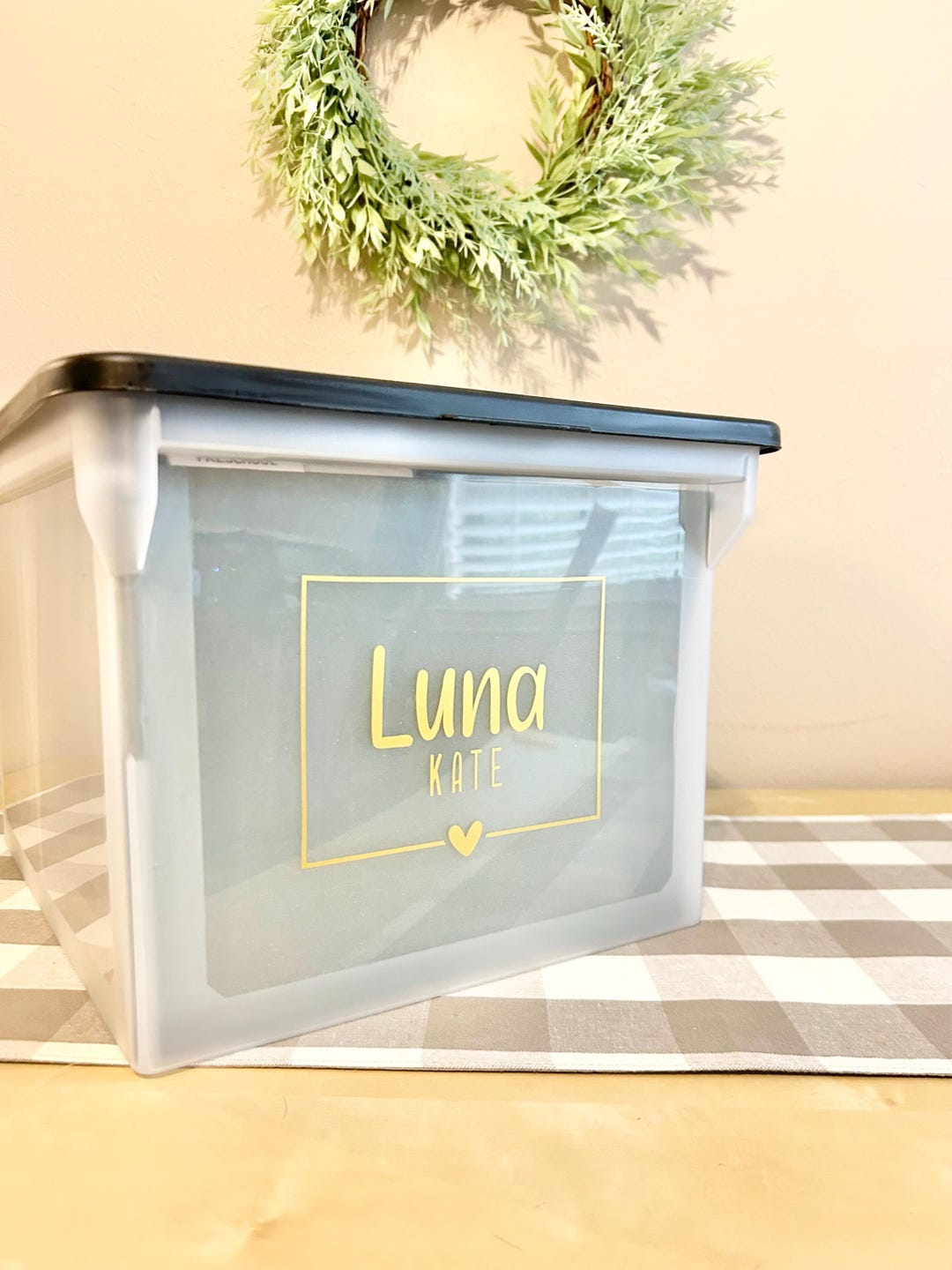 School Years File Box for Keepsake and School Memories Storage File Box ...