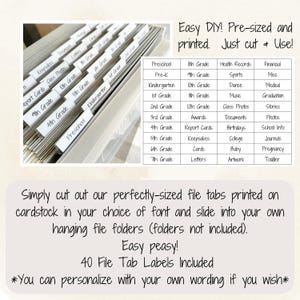 Storage File Box Kit DIY for Kids School Art and Memory Box ...