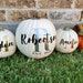 Family Pumpkin Decor Bundle Fall Decor Personalized Pumpkin - Etsy
