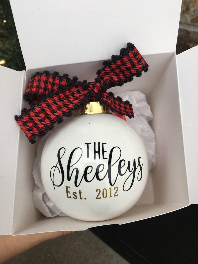 These Personalized Christmas Ornaments Make Great Gift Ideas - Blush ...