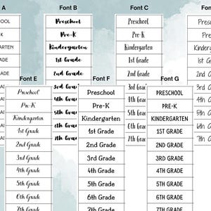 School Years File Box for Keepsake and School Memories Storage File Box ...